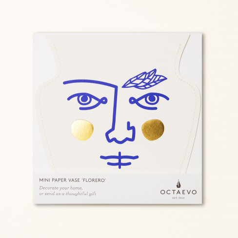 Paper Flower Vase By Barcelona-based Design Brand Octaevo – pépite