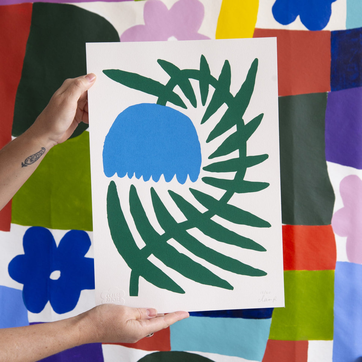 Limited edition print by Brisbane artist Claire Ritchie – pépite